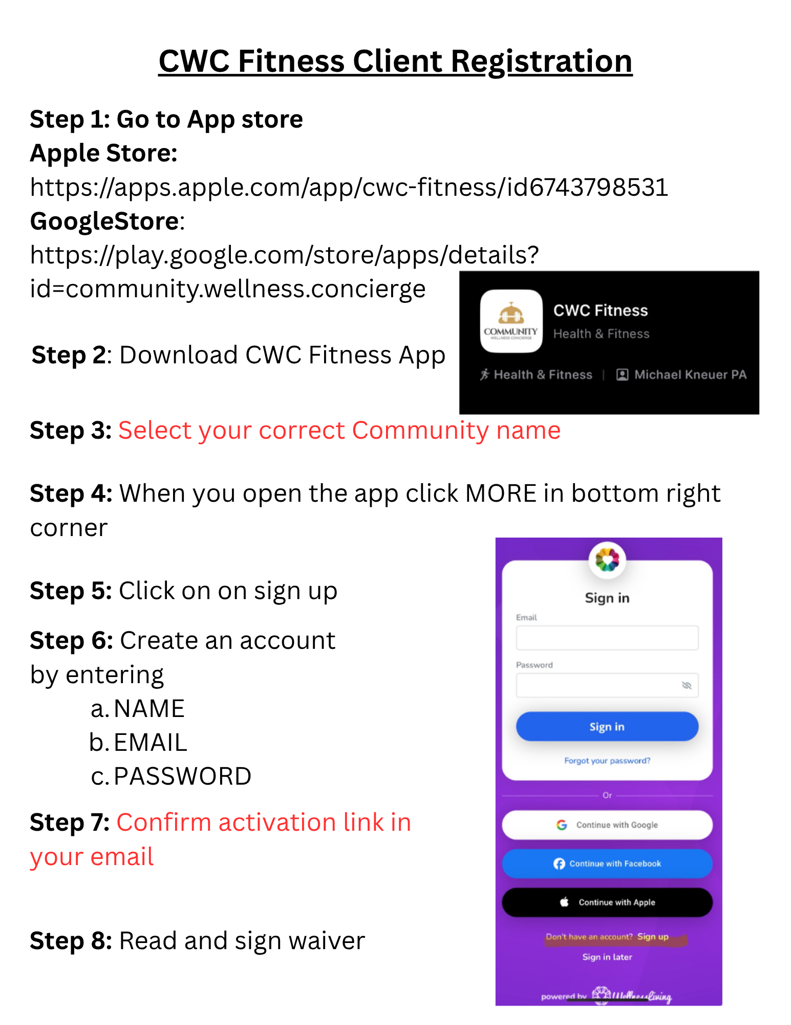 Fitness – Villaggio Reserve